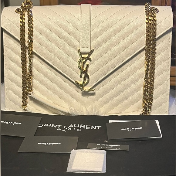 Yves Saint Laurent | Bags | Ysl Saint Laurent Envelope Large Bag In ...